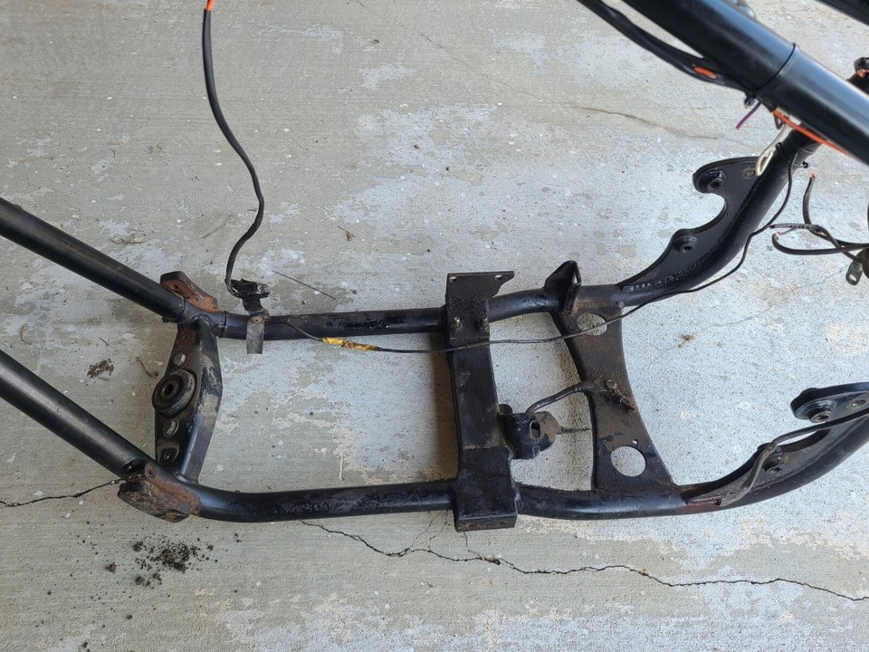Harley Kenny Boyce Pro Street Chassis Works FXR Main Frame Chassis | eBay