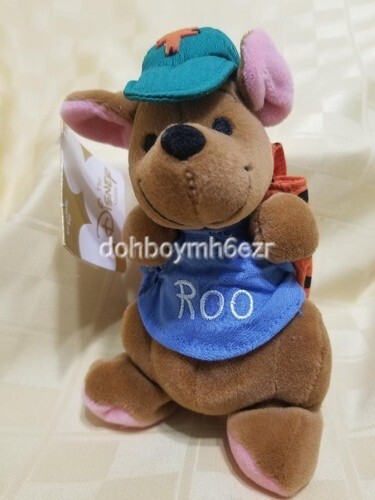 Disney Store Winnie the Pooh Back to School Roo Kangaroo Bean Bag plush ...