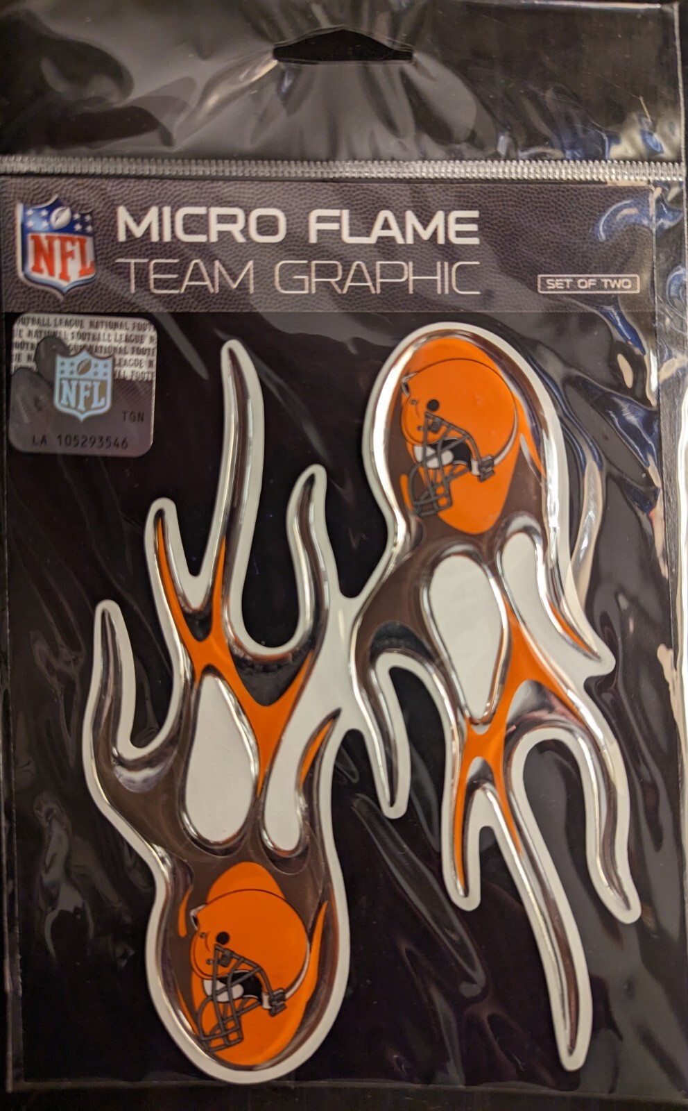 NFL Flame Decals - CLEVELAND BROWNS | eBay