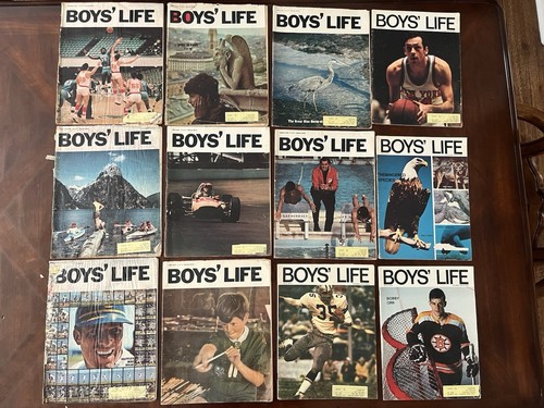 Lot Of 12 Vintage Boys’ Life Magazines 1970 BSA Boy Scouts Of America ...