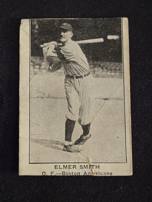 Very Rare 1922 E121 American Caramel Series of 120 Elmer Smith Baseball ...