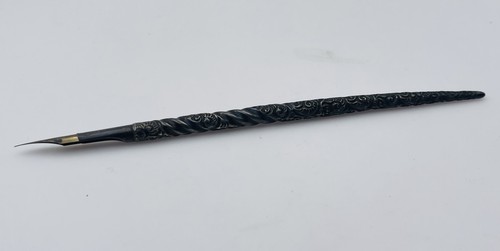Antique Sterling Silver Repousse Pattern Long Fountain Dip Pen | eBay