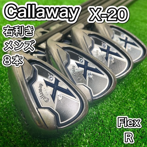 Callaway X-20 Iron SET #5-pw-gw-sw 8pc Graphite Flex:R Regular | eBay