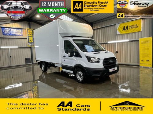 2022 22 Ford Transit 350 Leader Ecoblue 130Ps L4 12FT Luton RWD + VAT ...