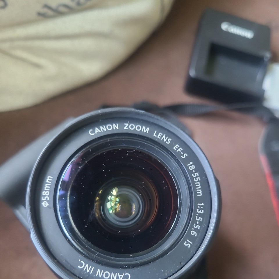 Canon EOS 60D Camera + 18-55 lens+ strap+battery+battery charger | eBay