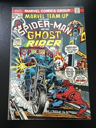 Marvel Team-Up #15 1973 FN+ - VF est - 1st Spider-Man and Ghost Rider ...