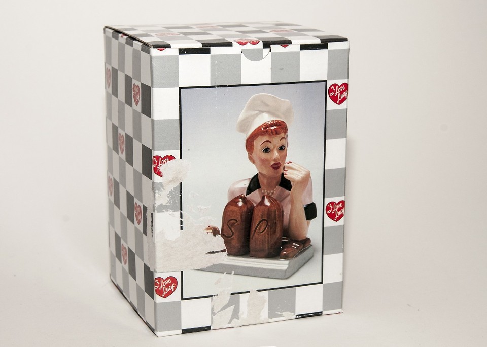 I Love Lucy Salt & Pepper Shaker Set With Original Box | eBay
