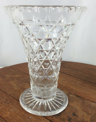 Vintage Royal Brierley Crystal Vase | eBay