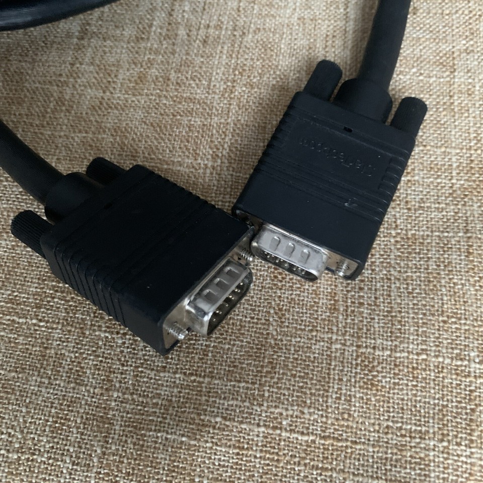 25 Feet VGA Cable SVGA Monitor Cord Super VGA Male to Male Computer ...