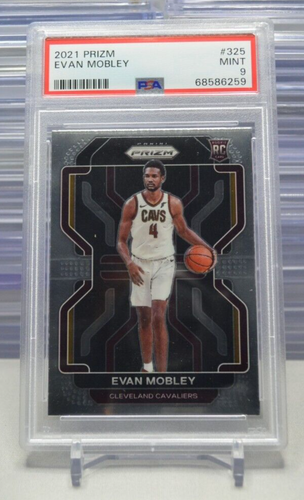 Evan Mobley 2021-22 Panini Prizm #325 Base PSA 9 Mint Rookie Card RC | eBay