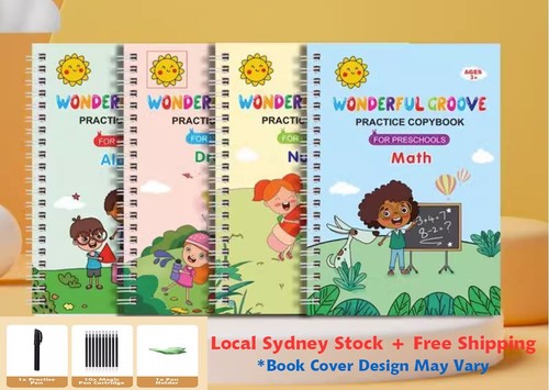 8 Kids Magic Handwriting Books Reusable Groove Practice Calligraphy ...