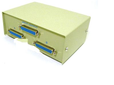 DB25 AB 2 Way 2-PORT Switch Box 1352 | eBay