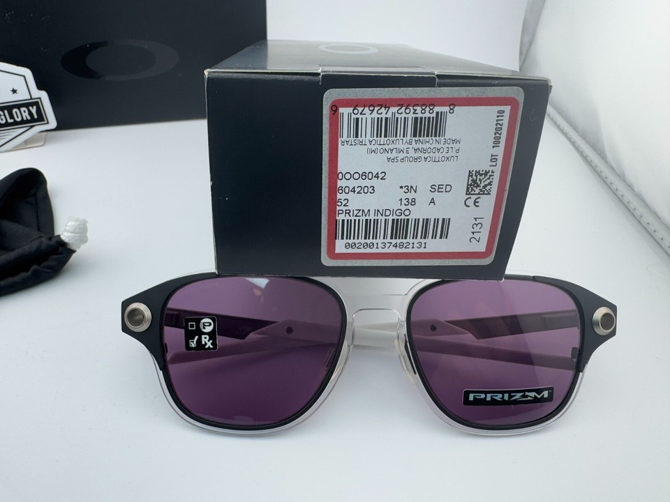 OAKLEY COLDFUSE MATTE BLACK W/ PRIZM INDIGO SUNGLASSES OO6042-03 ...