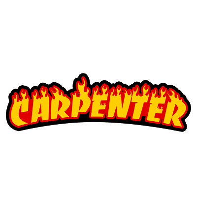 Funny Carpenter Sticker Vinyl Decal for Truck Car Toolbox, Laptop ...