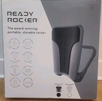 Ready Rocker Portable Rocking Chair - Slate Lumbar Back Support ...