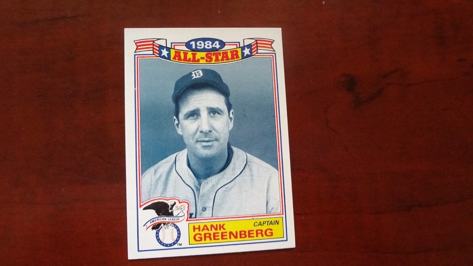 1985 TOPPS # 22 OF 22 1984 ALL STAR HANK GREENBERG BASEBALL CARD | eBay