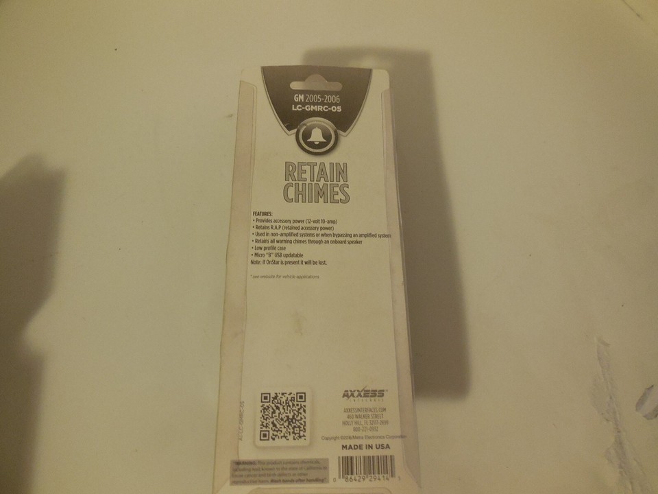 Axxess LC-GMRC-05 Interface for GM Class II Data bus, select models ...