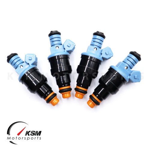 4 x Fuel Injectors 160lb 1680cc fit Bosch 0280150842 152lb 1600cc Indy ...