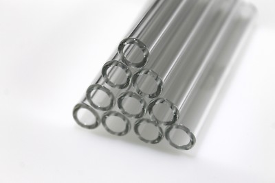 Lot Of 10 4" Pyrex Glass Blowing Tubes 12 mm OD 7.5 mm ID Tubing 2 mm ...