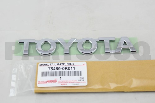 754690K011 Genuine Toyota MARK, TAIL GATE, NO.2 75469-0K011 | eBay