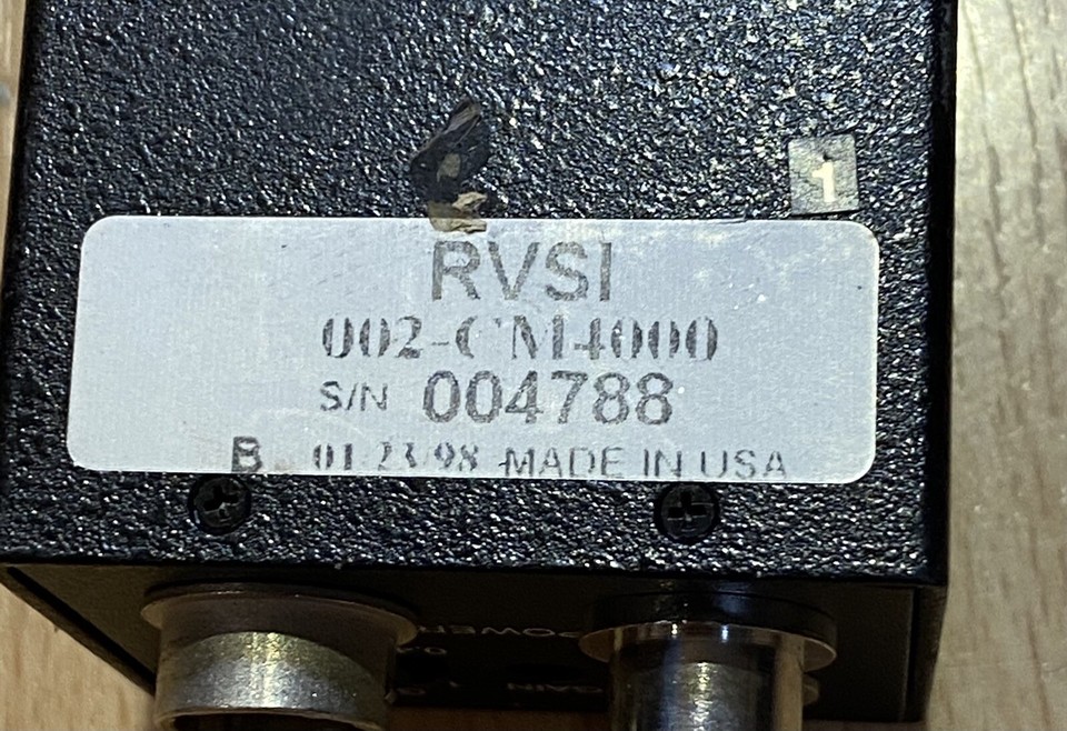 Lot of 4, RVSI/ACUITY CM4000 Machine Vision B/W camera, Fast DHL Ship ...