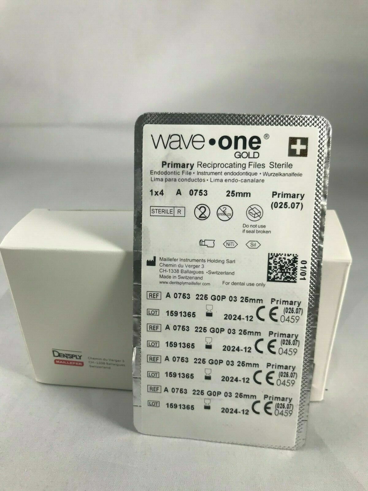 Waveone Gold Small, Primaly, Medium, Large RECIPROCATING File Dentsply ...