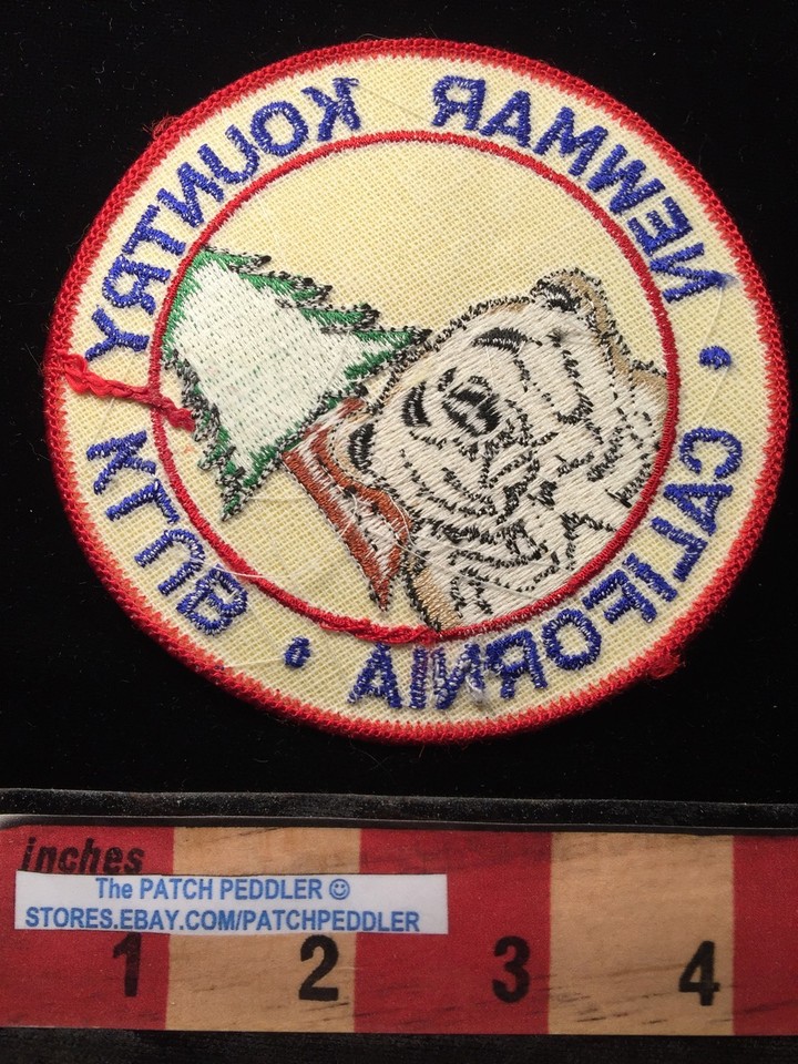 CALIFORNIA BEAR PATCH ~ NEWMAR KOUNTRY KLUB RV Country Club Spoof I ...
