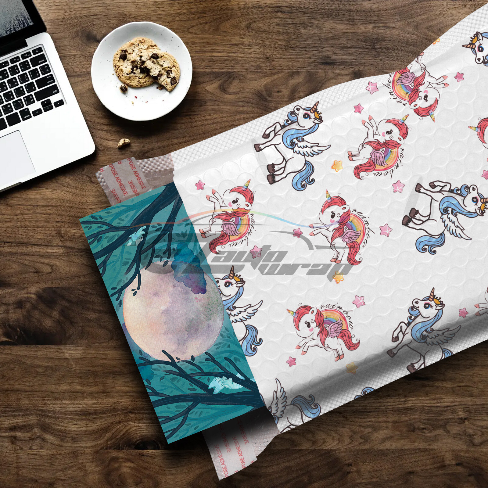 9x12 Unicorn Poly Bubble Kraft Padded Mailers Shipping Mailing ...