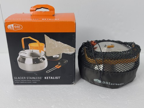 GSI Outdoors Glacier Stainless Ketalist set W/ Cup + Spork Backpack ...