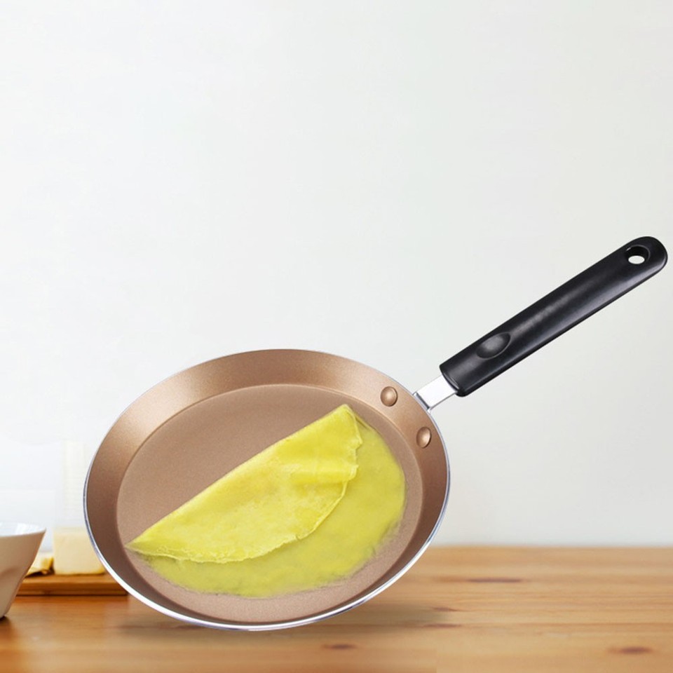 Frying Pan Crepe Pan For Gas And Induction Cooker Healthy Marble Coated ...