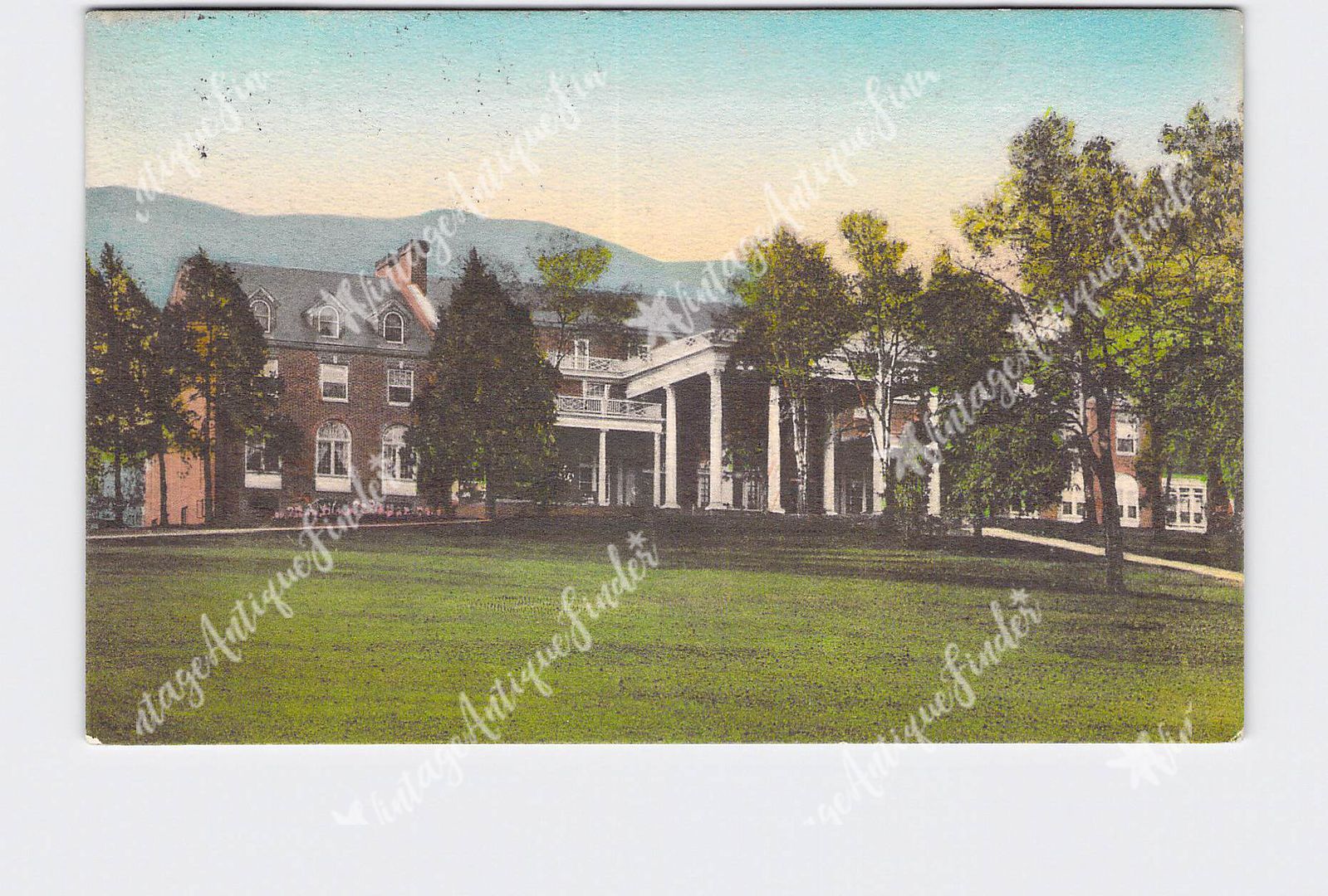 PPC Postcard VA Virginia Luray The Mimslyn Hotel Albertype Hand-Colored ...