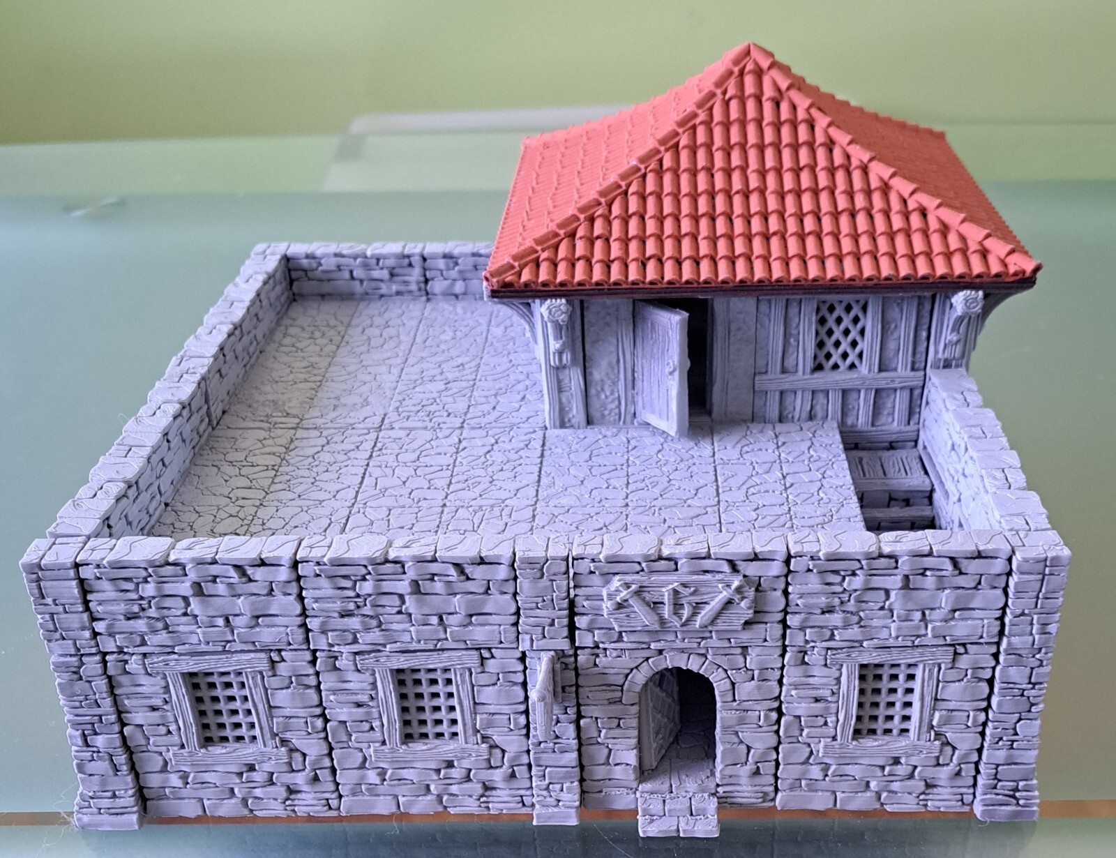 Two Story Tavern & Inn Scenery for D&D or RPG: 3D Printed Model 28/32mm ...