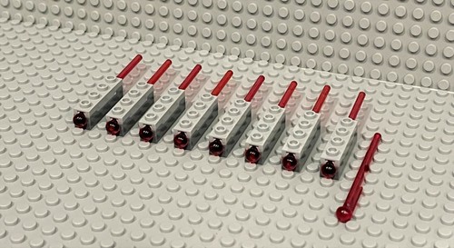 LEGO Launcher Spring Shooters (15301) and Red Projectiles (15303 ...
