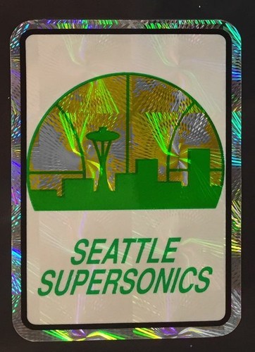 2 Vintage Seattle Supersonics NBA Color Logo Sports Decal Sticker FREE ...