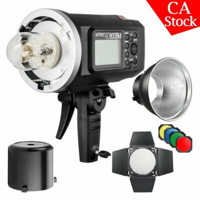 Godox AD600BM HSS Studio Strobe Outdoor Bowens Mount AD-R6 Reflector ...