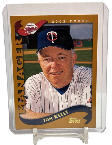 2002 Topps Tom Kelly Baseball Card Minnesota Twins #297 NM | eBay