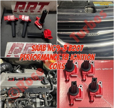 4 x Ignition Coils For SAAB 9-3 12787707 - Red Top Sports High Energy ...