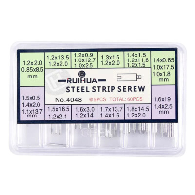 Set 60x Screw In Link Pins For Rolex Straps Bracelets Links Adjust ...