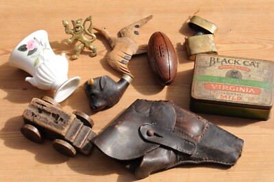 Small Job Lot Of Antique Collectables | Vintage Items | Old Interesting ...