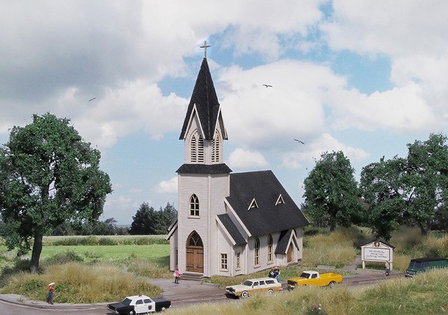 Z-scale 403181 typical American Country Church Archistories | eBay