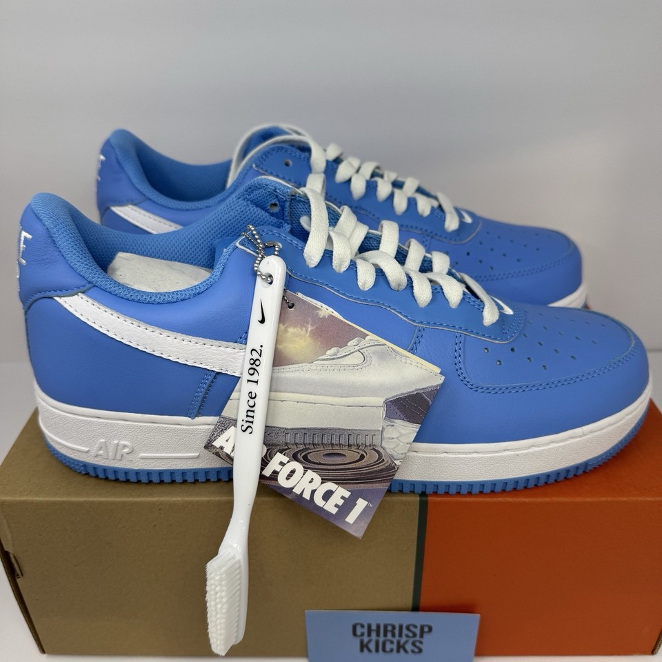 Nike Air Force 1 Low Retro Shoes "UNC" University Blue White DM0576-400 ...
