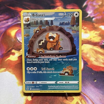 Bibarel GG25/GG70 Crown Zenith Galarian Gallery Pokemon Card Mint NM | eBay