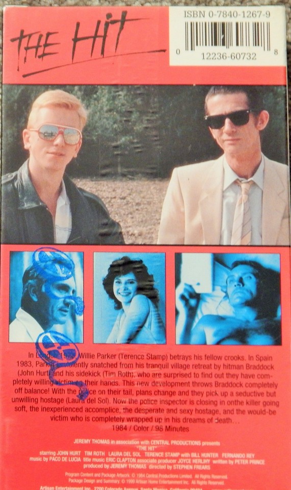 THE HIT (1999) SEALED NEW JOHN HURT, TIM ROTH, LAURA DEL SOL, TERENCE ...