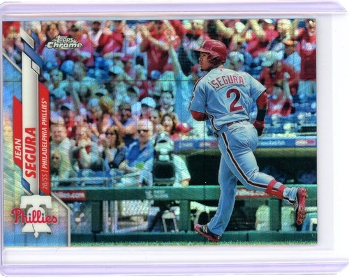 2020 Topps Chrome Baseball Jean Segura Prism Refractor Parallel #38 ...