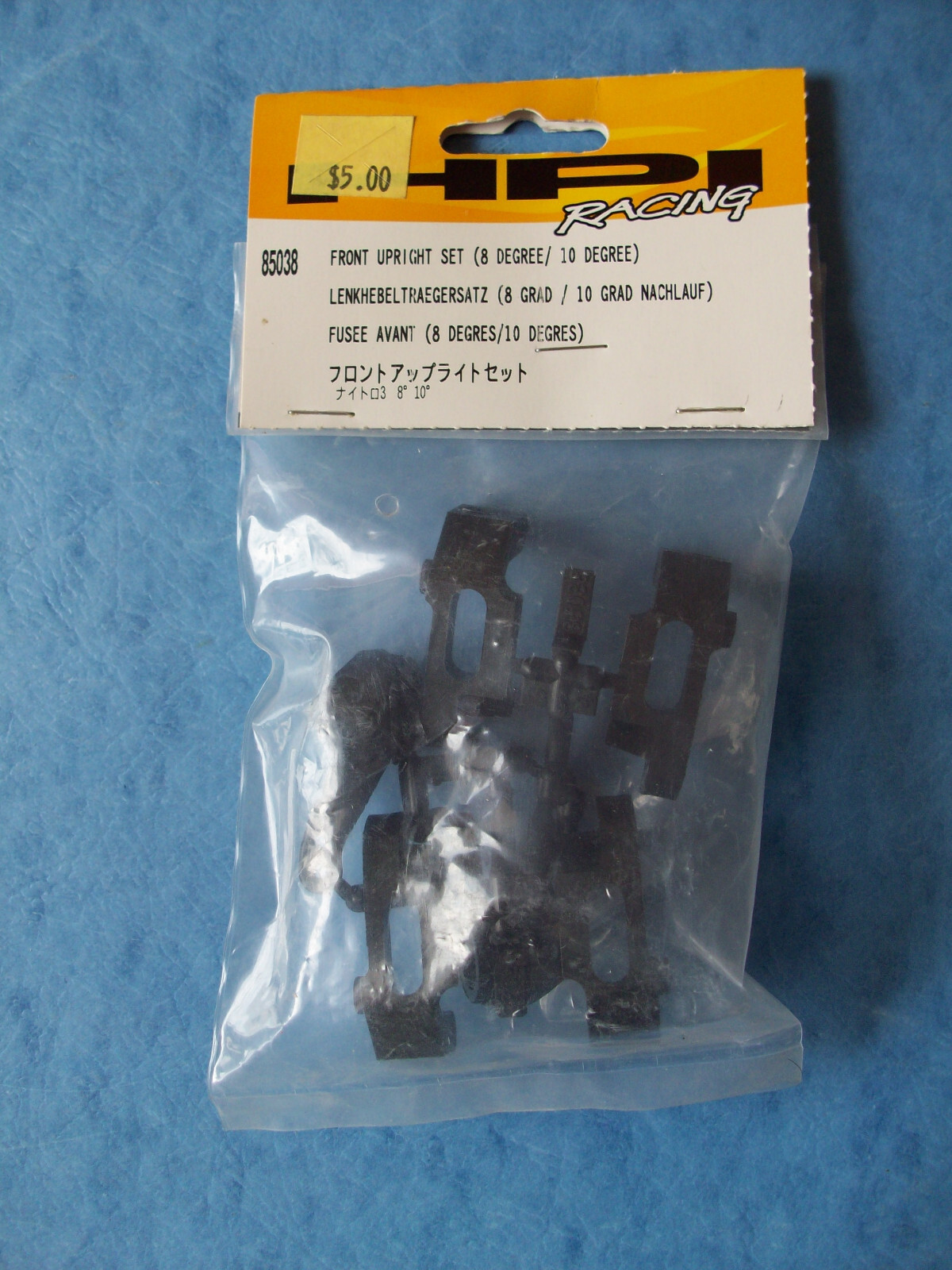 GENUINE HPI 85038 FRONT UPRIGHT SET 8 AND 10 DEGREE #85038 NIP | eBay