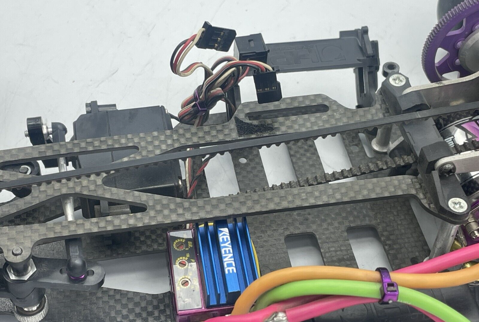 For parts HPI RS4 carbon chassis with ESC and motor vintage rare | eBay