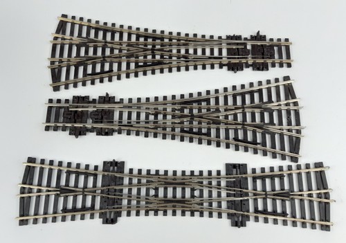 PECO STREAMLINE 3-WAY MANUAL POINTS X 2+ DOUBLE SLIP VGC EX-LAYOUT ...