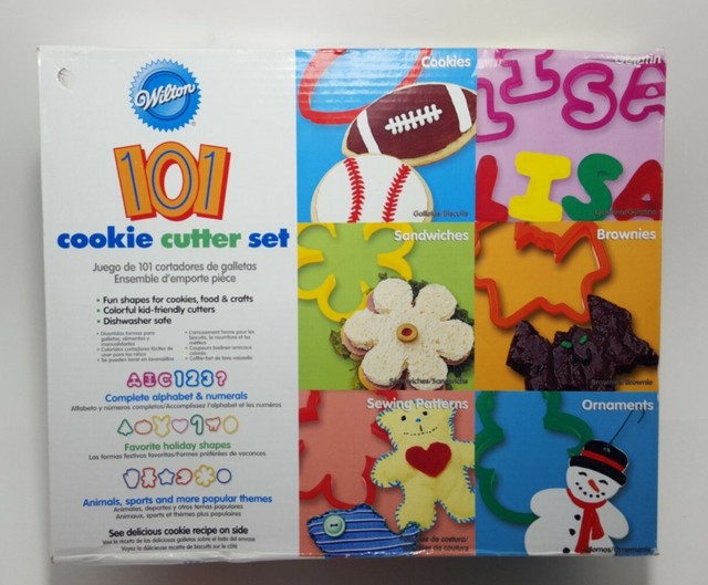 Wilton 101 Cookie Cutter Set Baking Cookies Shapes Holiday for sale ...