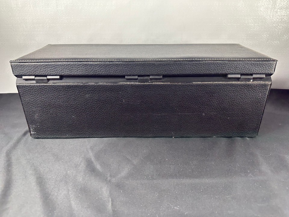 DiscGear Selector 120HD Black Faux Leather CD DVD Video Game Storage ...