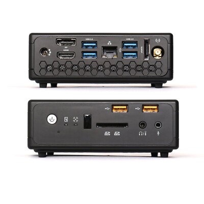 Mini PC Windows 10 Intel Quad Core 8GB RAM 120GB SSD HDMI USB 3.0 Wi-Fi ...